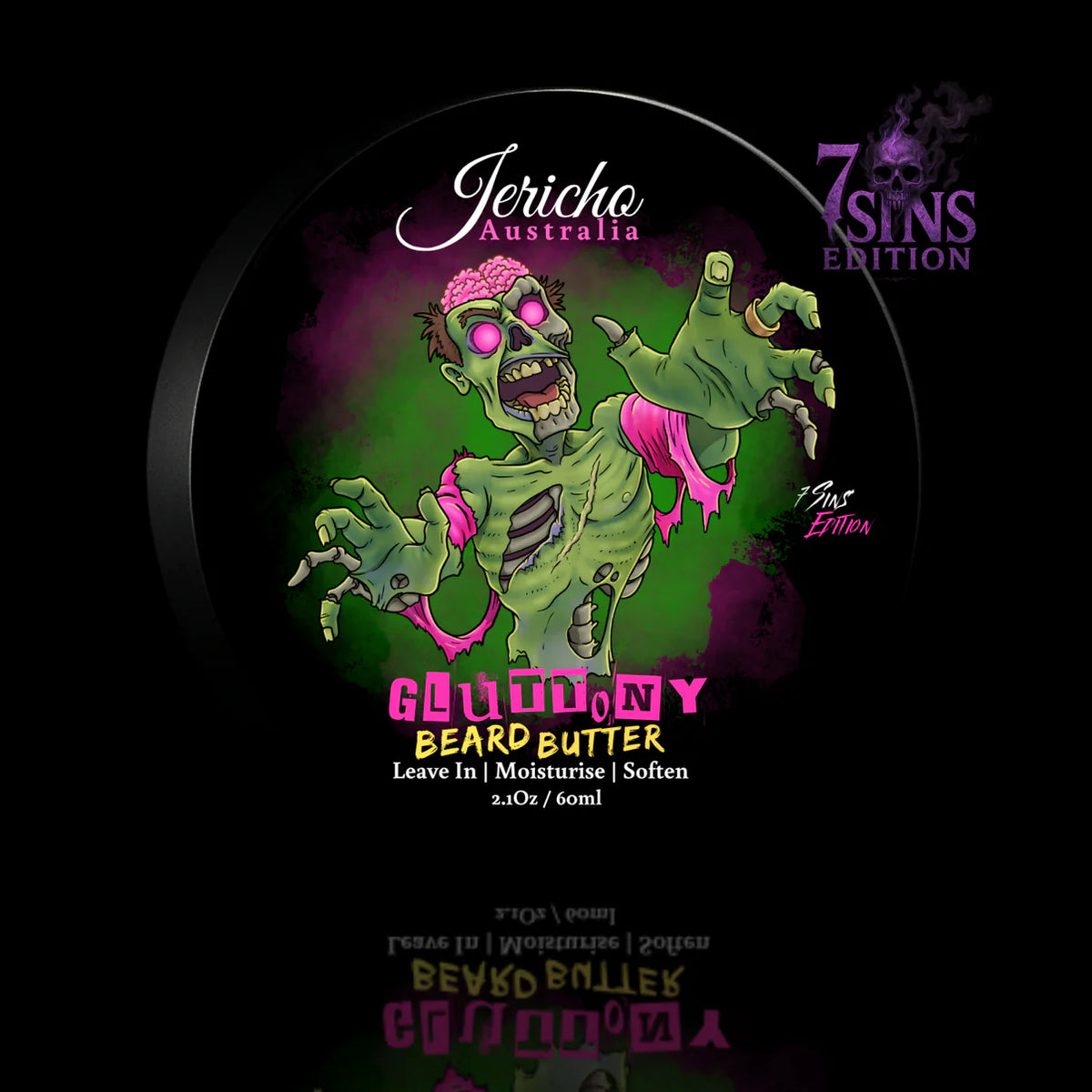 Jericho 2 in 1 Beard Shampoo & Conditioner 150ml Gluttony ( 7 Sins Edi ...